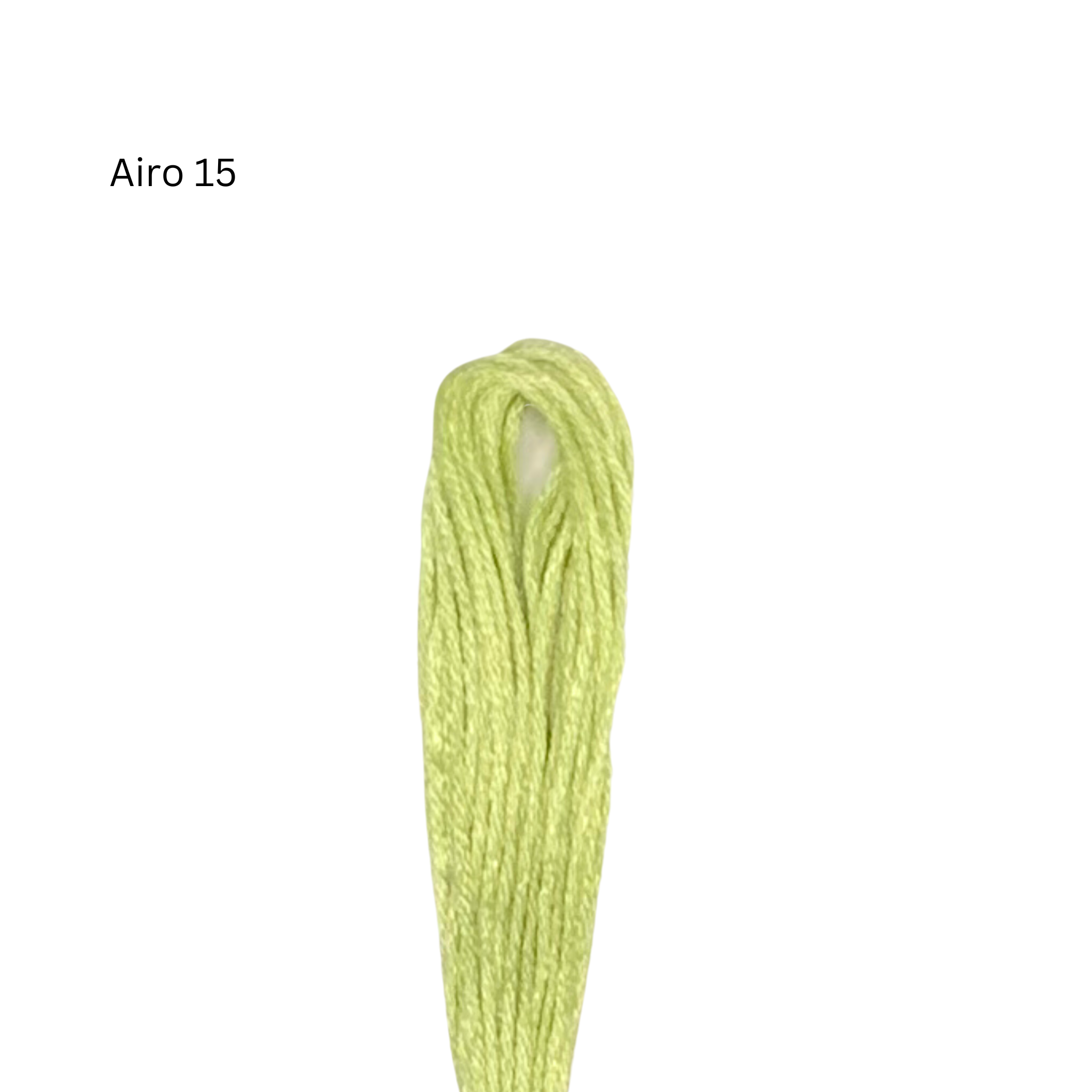 Airo #015 - Apple Green - 6-Strand Cotton Floss – The Knotty Unicorn